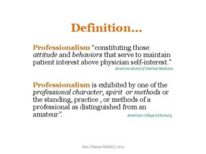 1.1. Introduction to Professionalism - Employability